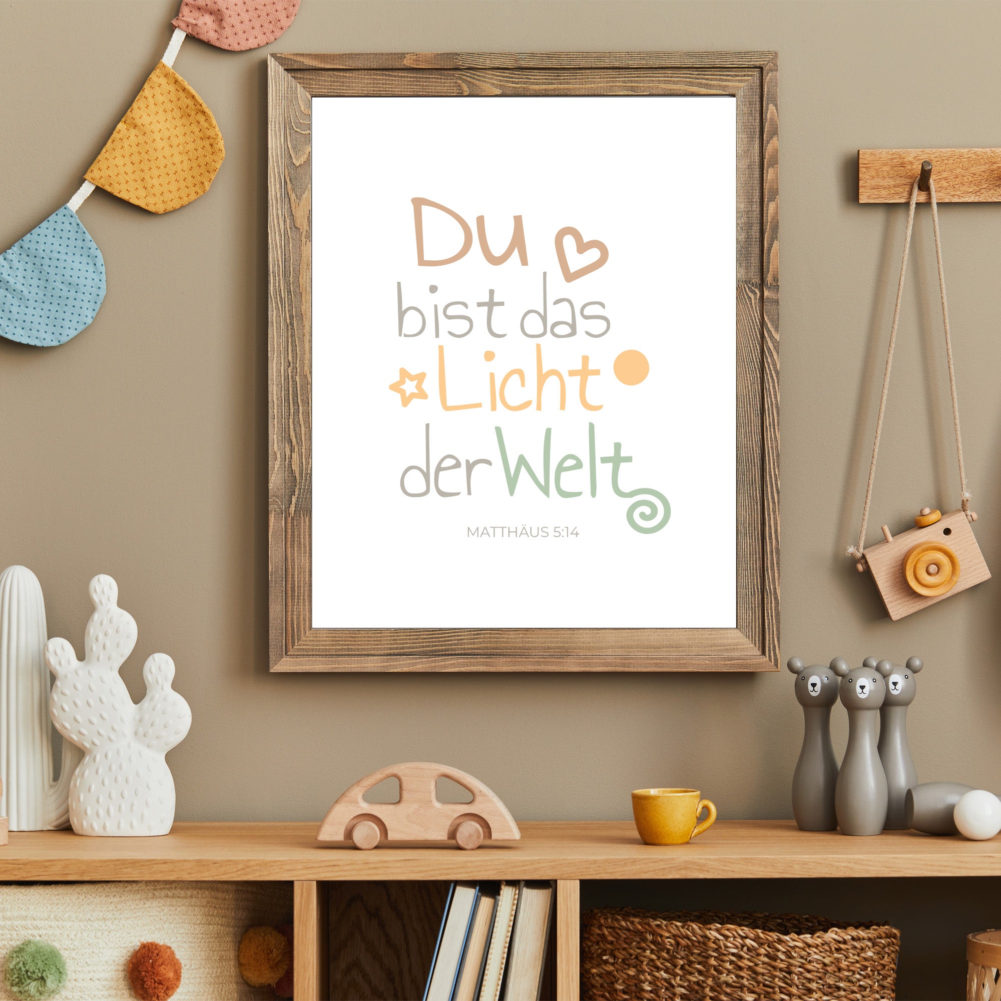 "Du bist das Licht der Welt" Digitales Bild – GODJES