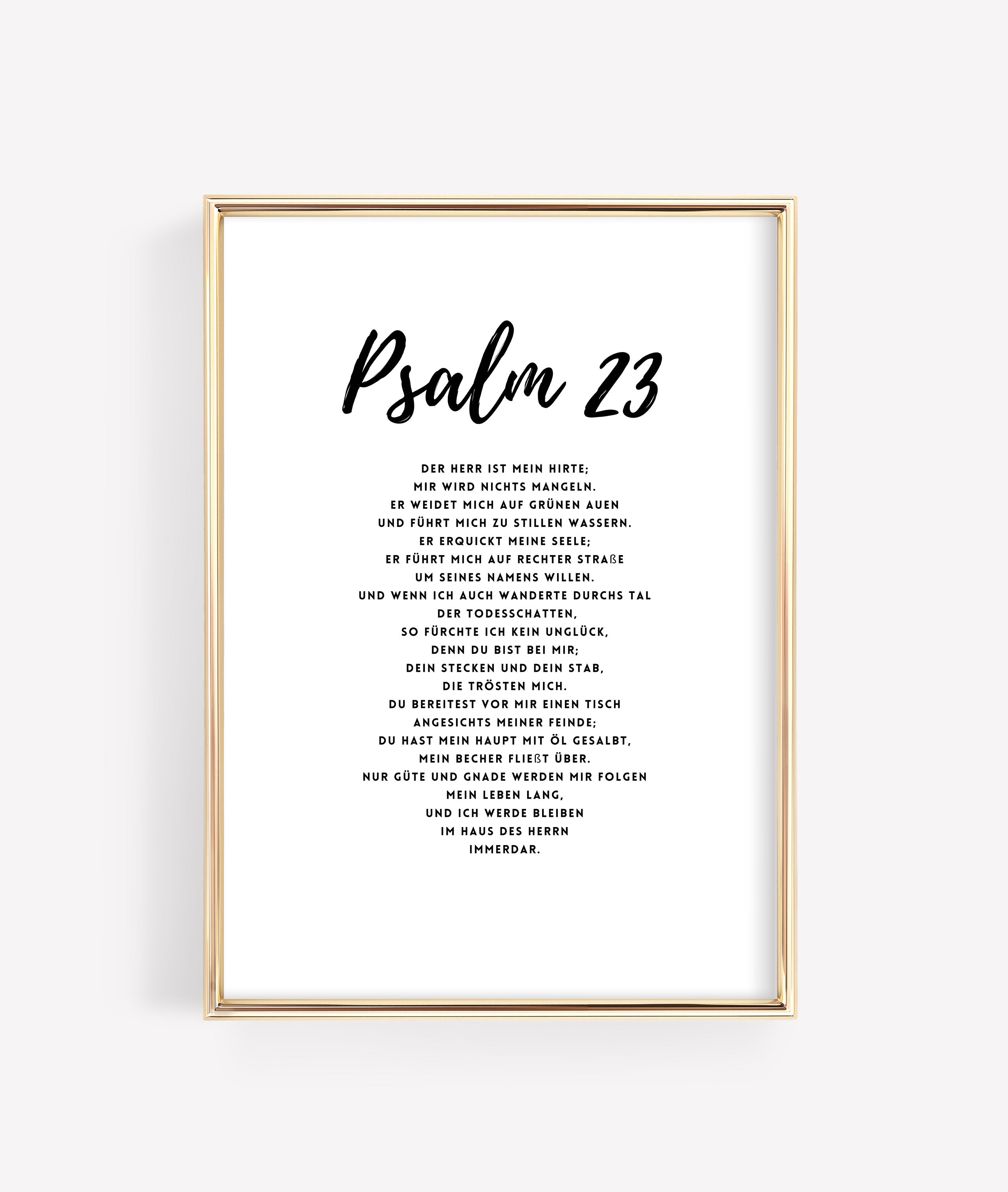 "Psalm 23" Poster – GODJES